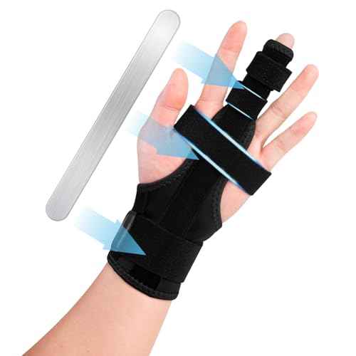 Finger Splint for Middle Finger, Trigger Finger Splint Wrist Support B ...