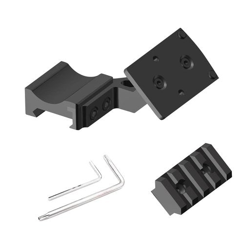 Gotical 45 Degree Angled Low Profile Offset RMR Footprint Red Dot Base ...