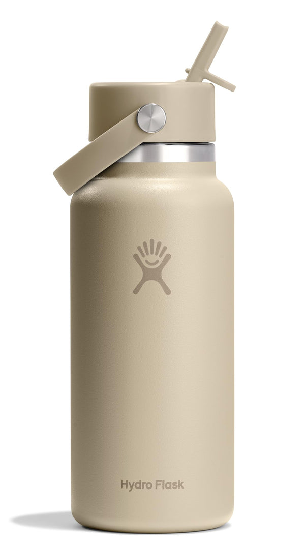 Hydro Flask Water Bottle - Insulated Stainless Steel - Wide Mouth Flex ...