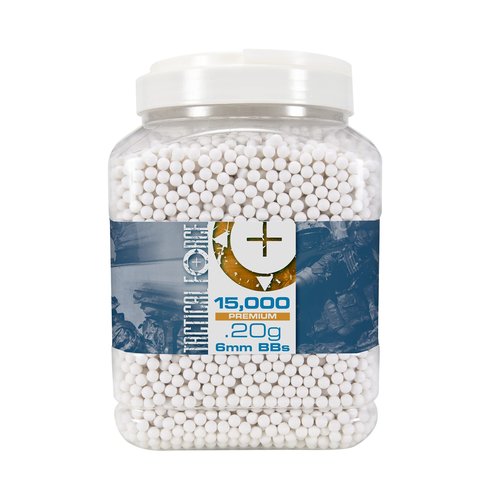 Elite Force Tactical Force Premium 6mm Airsoft BBS Ammo, 15,000 Count ...